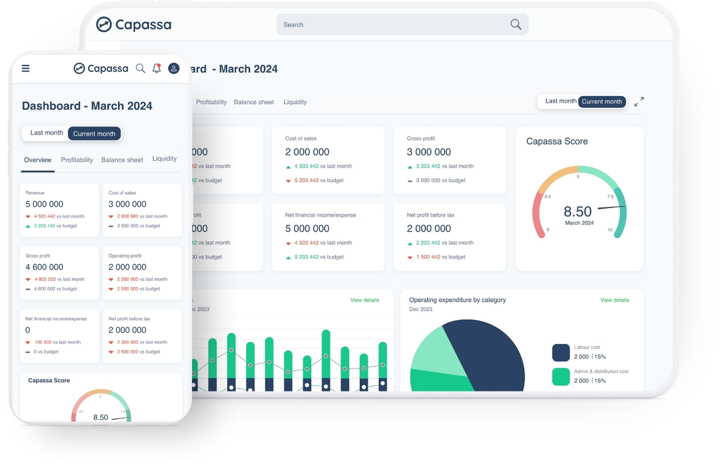 Hjemmeside | Capassa - Din Digitale CFO